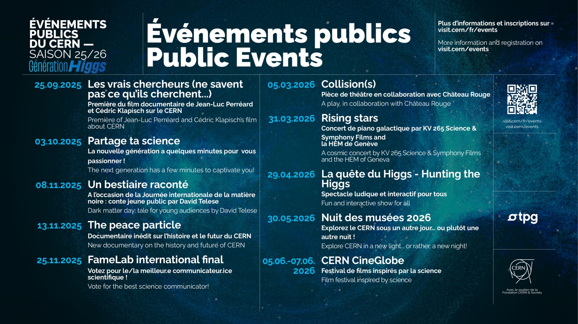 CERN launches Generation Higgs, its new cultural season, with Cédric Klapisch on 25 September ...